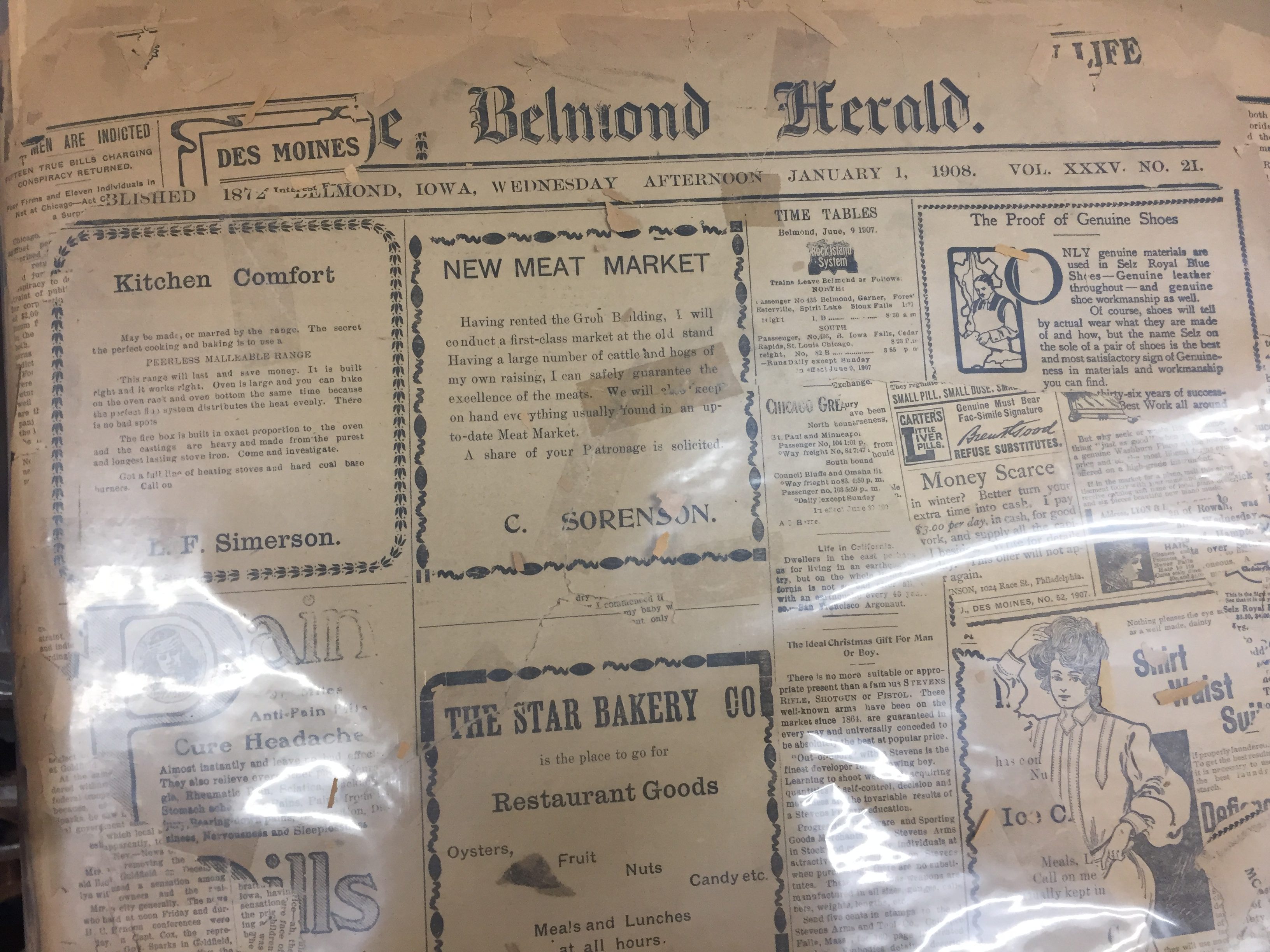 Newspaper Collection – Belmond Historical Society